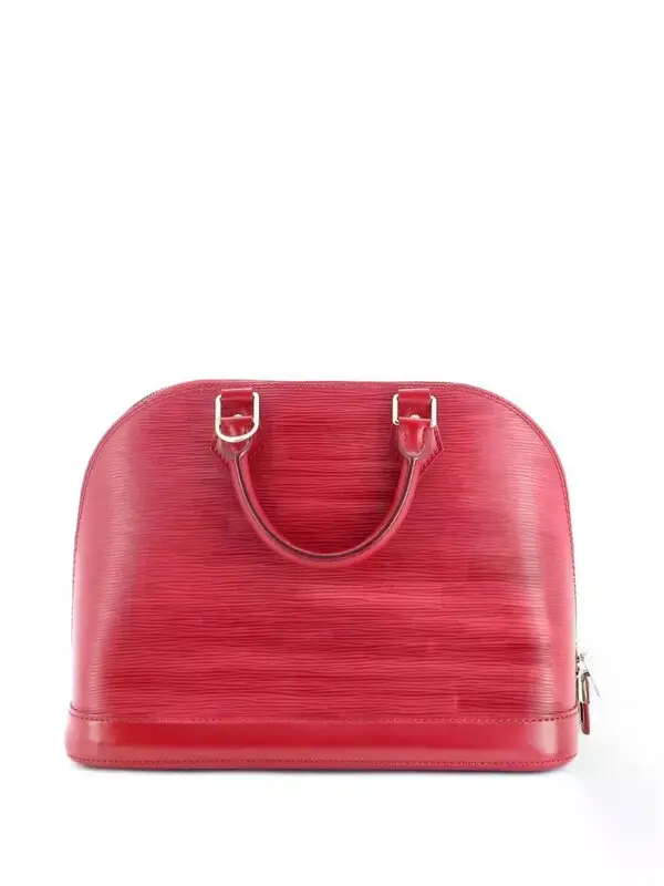 LOUIS VUITTON Alma Handbag Epi Leather Pm Satchel - Pink