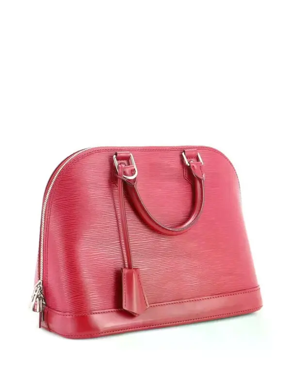 LOUIS VUITTON Alma Handbag Epi Leather Pm Satchel - Pink
