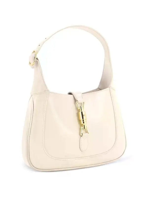 Gucci Jackie 1961 Leather Hobo Bag - White