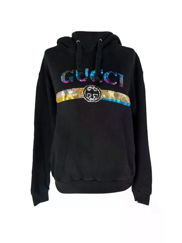 Gucci Sequined Logo Hoodie