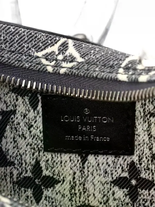 LOUIS VUITTON Loop Handbag Monogram Jacquard Denim Hobo Bag
