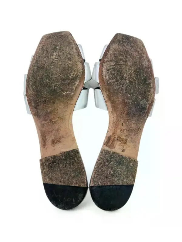 Saint Laurent Tribute Woven Slides