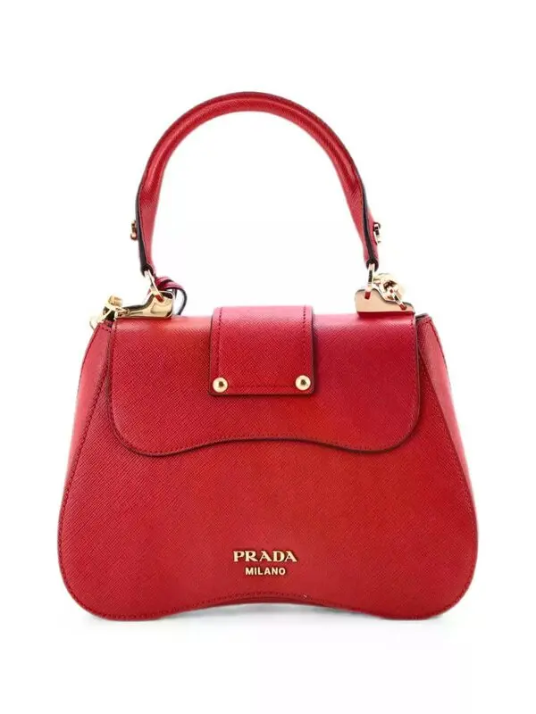 Prada Sidonie Top Handle Bag Saffiano Leather Small Satchel