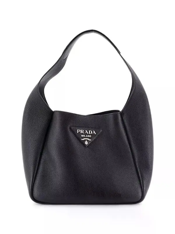 Prada Dynamique Vitello Daino Small Hobo Bag