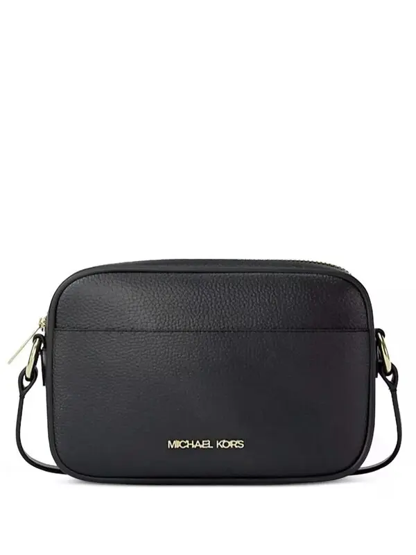 Michael Kors Jet Set Small Signature Logo Camera Crossbody Bag - Black