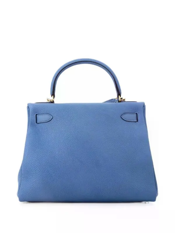Hermès Kelly Handbag Togo With Gold Hardware 28 Satchel - Blue