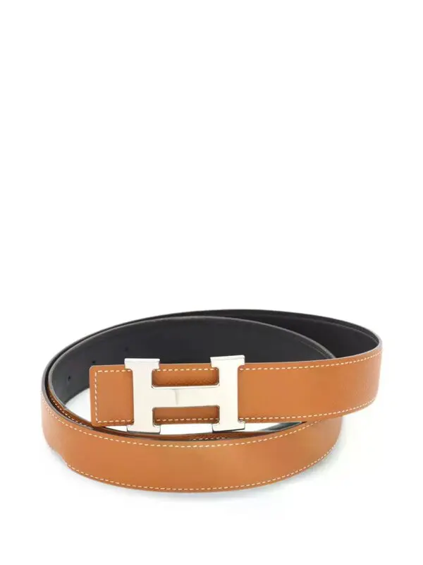 Hermès Constance Reversible Belt - Brown