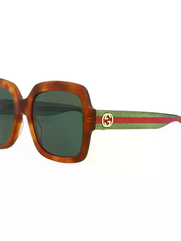 Gucci Oversized Square Sunglasses - Brown