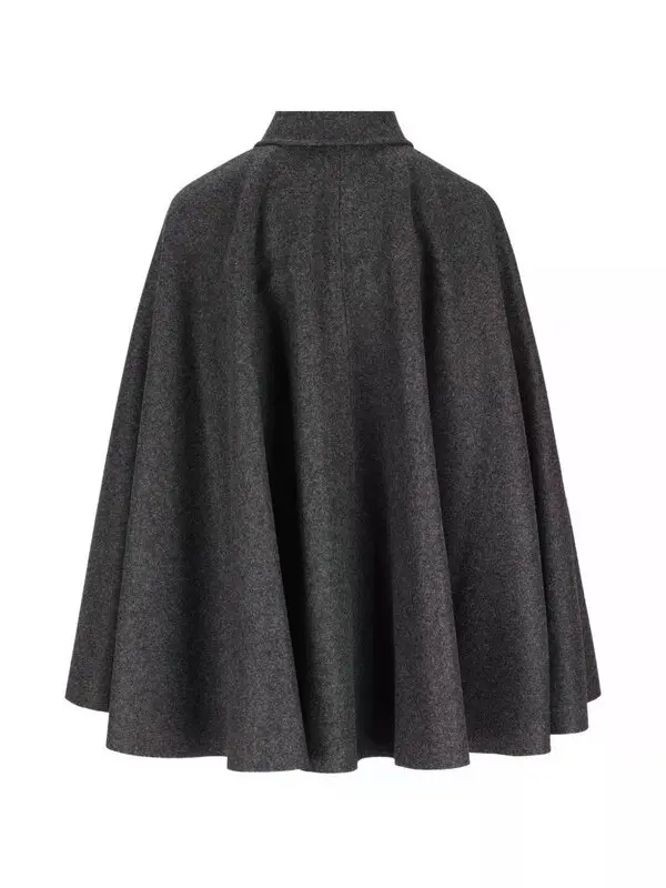 IL TABARRO Single-breasted Virgin-wool Cape