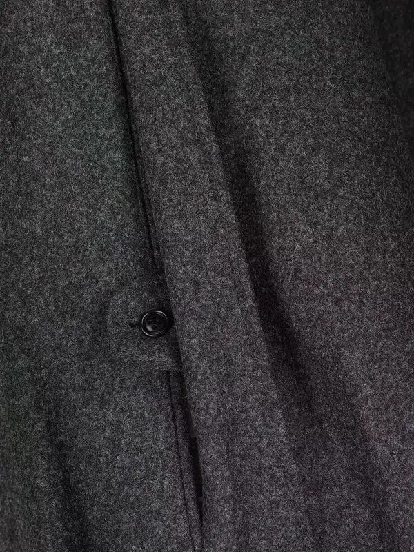IL TABARRO Single-breasted Virgin-wool Cape
