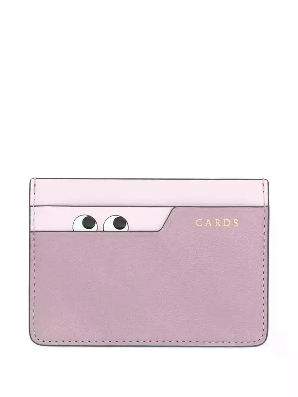 ANYA HINDMARCH Peeping Eyes Card Holder - Purple