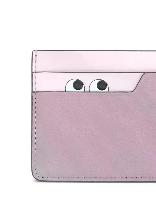 ANYA HINDMARCH Peeping Eyes Card Holder - Purple