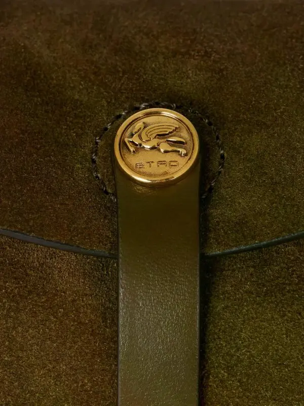 Etro Small Suede Pony Bag