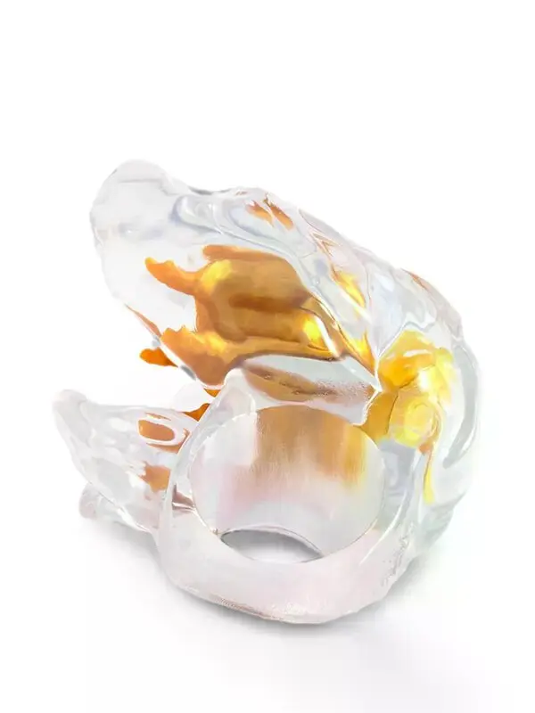 LA MANSO X Tetier Parrot Transparent Growing Ring - Orange