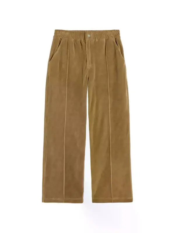 OAS Company Ander Pintuck-detail Trousers - Brown