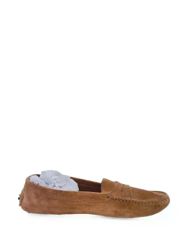 TOD'S Slip-on Style Suede Loafers
