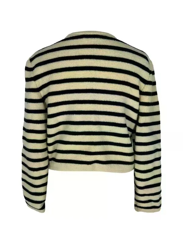Celine 2019-2020s Striped Buttoned Cardigan