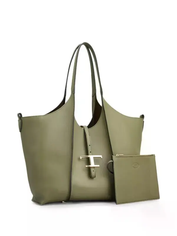 TOD'S T Timeless Shopping Bag In Leather Small