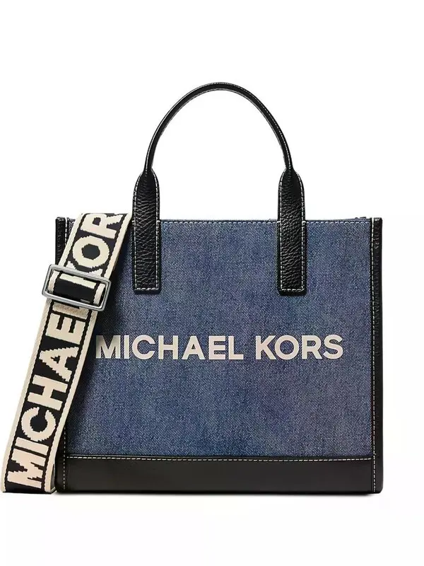 Michael Kors Cooper Denim Convertible Cross Body Bag