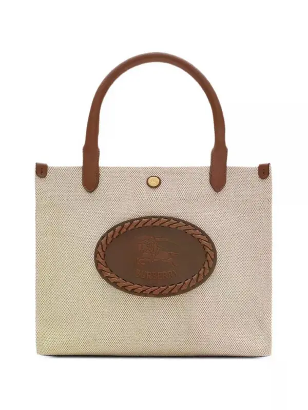 Burberry Mini Clovelly Tote - Neutrals