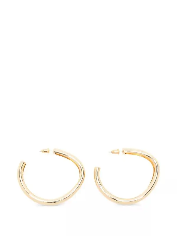 JOSEPH Bean Xl Organic-shape Hoop Earrings - Gold