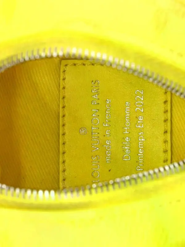 LOUIS VUITTON Lemon Limited Edition Colored Monogram Canvas Pouch - Yellow