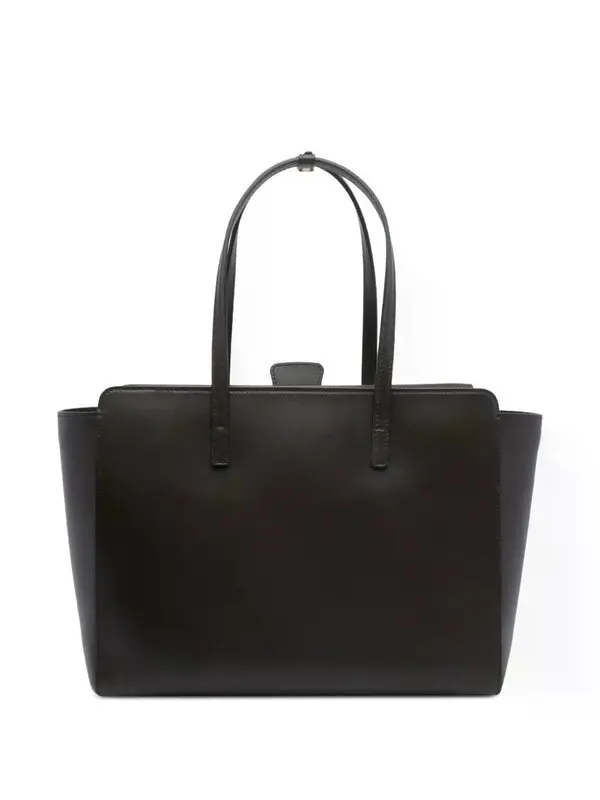 HIDESINS Medium Flap Flip-top Leather Tote Bag