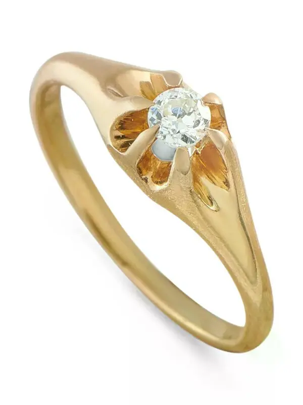 LB EXCLUSIVE Diamond Solitaire Ring - Gold