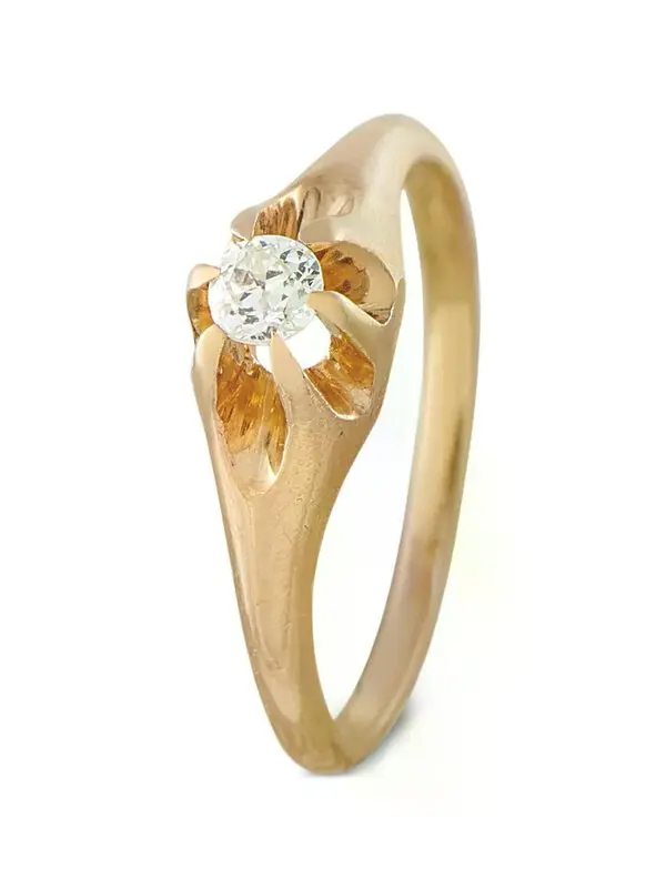 LB EXCLUSIVE Diamond Solitaire Ring - Gold