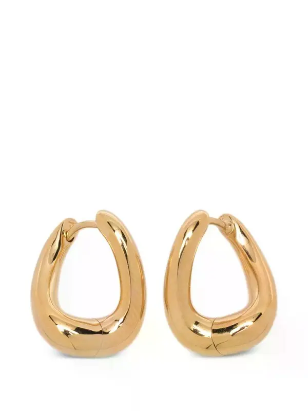 Tom Wood Sculptural Hoop Earrings - Gold