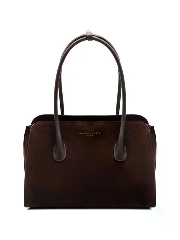 Roberto Festa Medium Zeta Suede Tote Bag