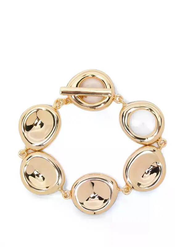 JOSEPH Tone Link Bracelet With Engraved Logo - Gold