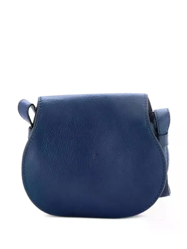 Chloé Marcie Leather Small Crossbody Bag - Blue