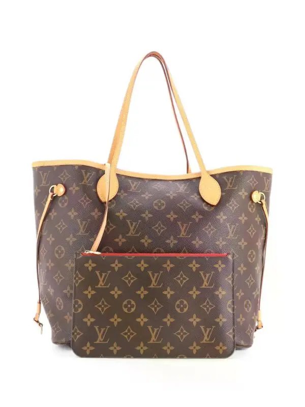 LOUIS VUITTON Neverfull Nm Monogram Canvas Mm Tote Bag
