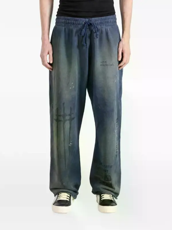 SAITOS Graphic-print Track Pants