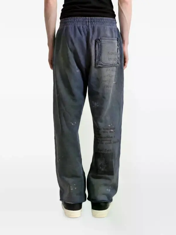 SAITOS Graphic-print Track Pants