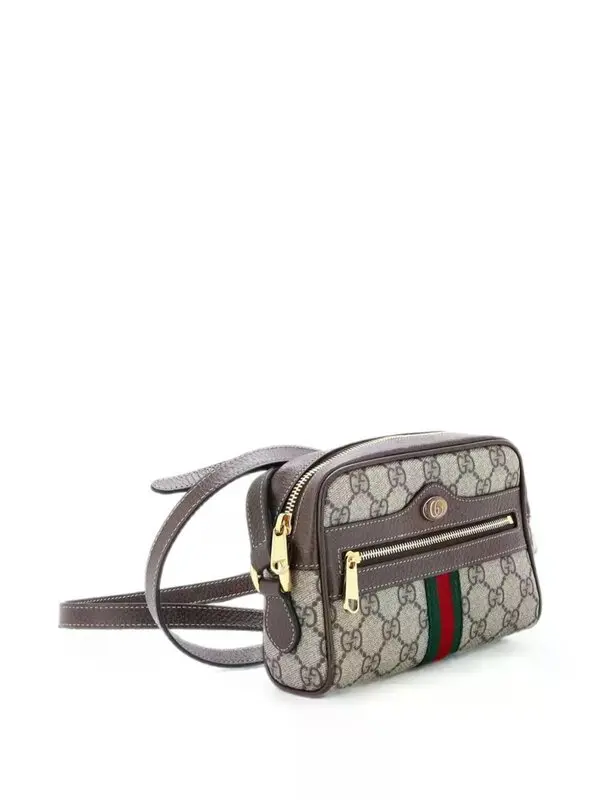 Gucci Ophidia Shoulder Bag Gg Coated Canvas Mini Crossbody Bag