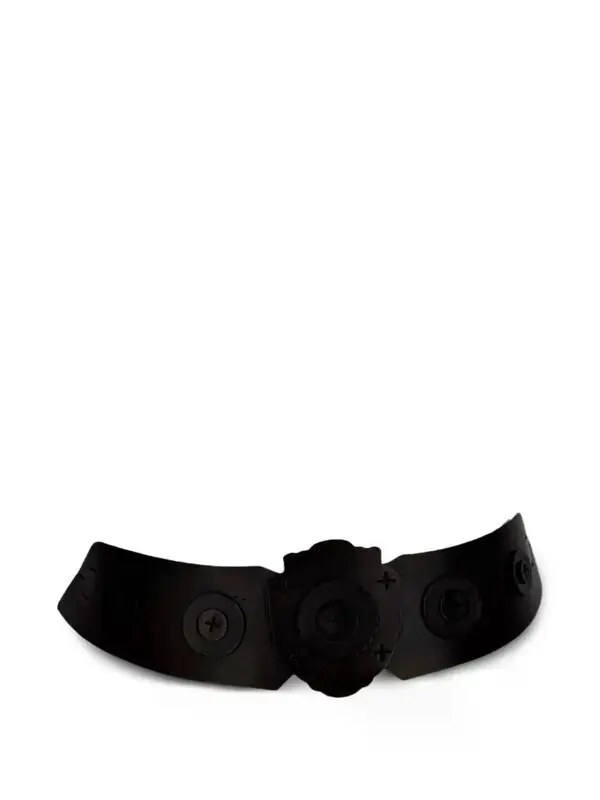 Saint Laurent Shield Stud-embellished Belt