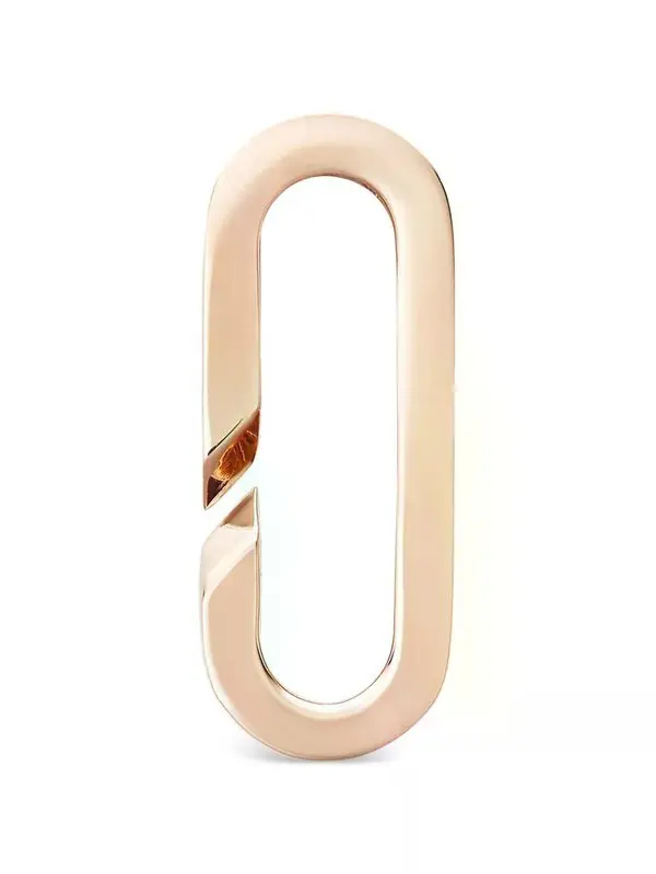 BIZZOTTO GIOIELLI 18k Rose Gold Paperclip Pendant - Pink