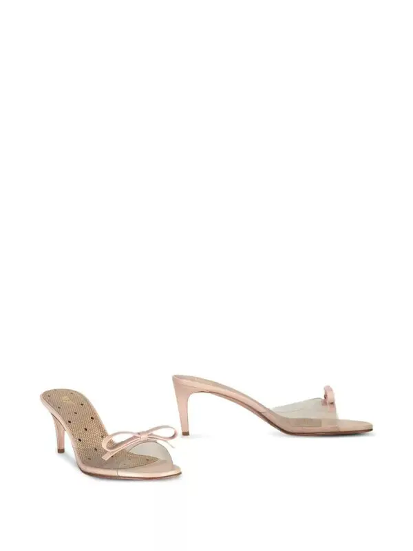 Red Valentino Bow-detail Transparent Mules