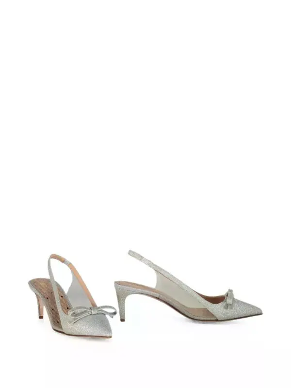 Red Valentino Bow-detail Slingback Pumps