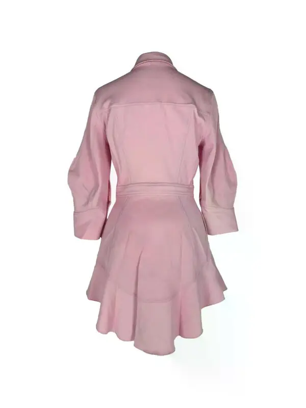 Brandon Maxwell Piqué Shirt Dress