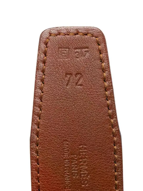 Hermès 2001 Chevre Mysore Cadena H Reversible Belt