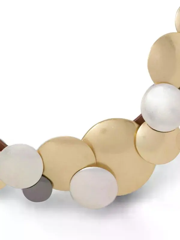 ROXANNE ASSOULIN Lentil Disc Leather Necklace