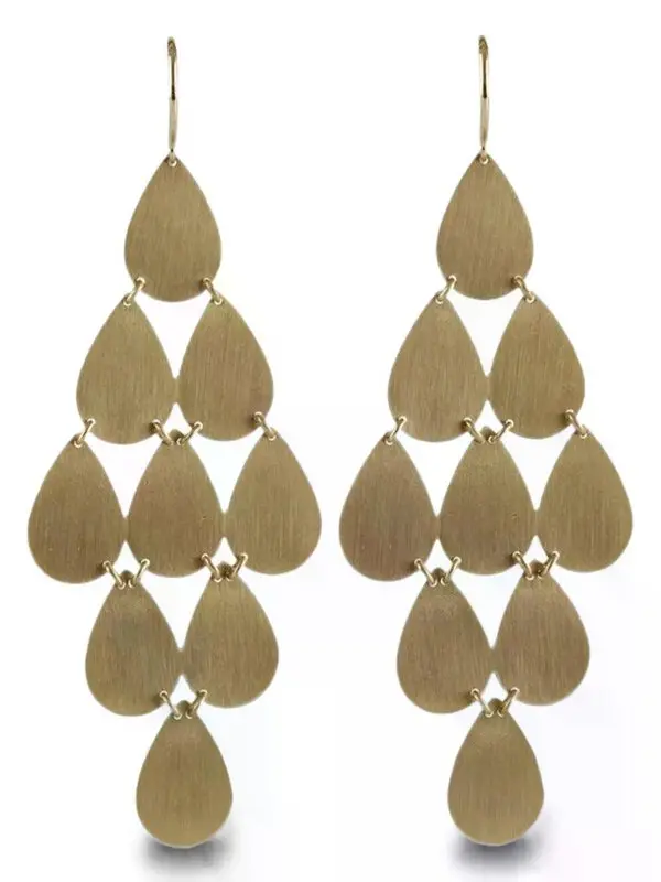 Irene Neuwirth Nine-drop Chandelier Earrings - Gold