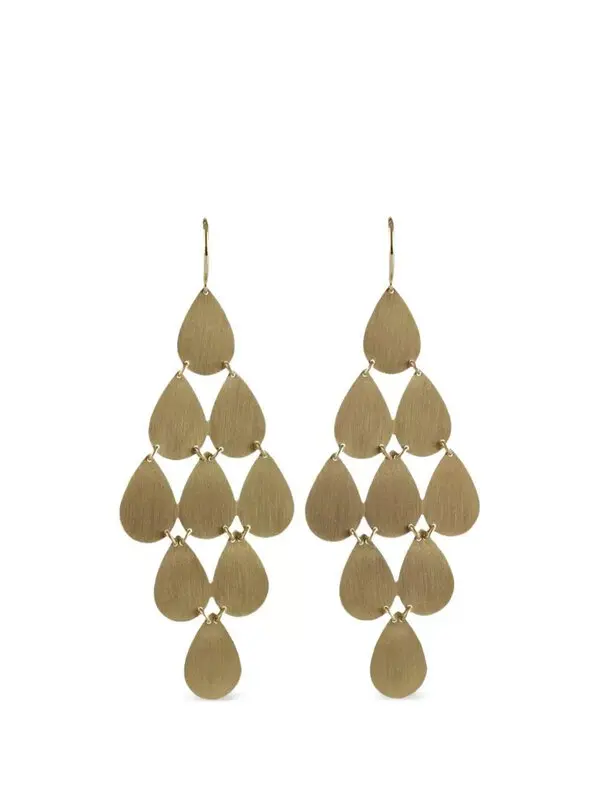 Irene Neuwirth Nine-drop Chandelier Earrings In 18k Yellow - Gold