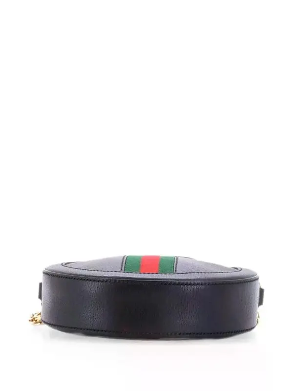 Gucci Ophidia Round Shoulder Bag Leather Mini Crossbody Bag