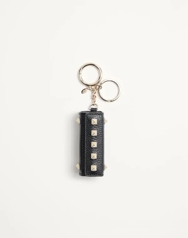 Valentino Garavani Rockstud Charm In Grainy Calfskin