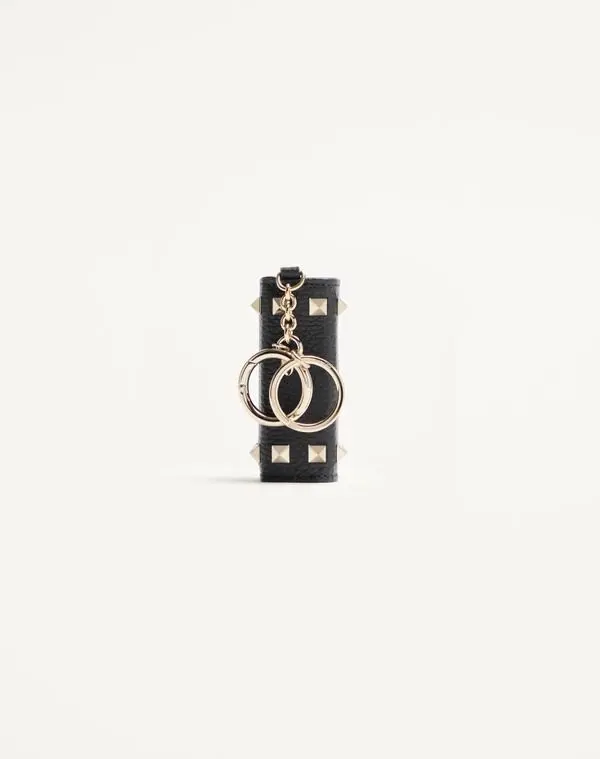 Valentino Garavani Rockstud Charm In Grainy Calfskin