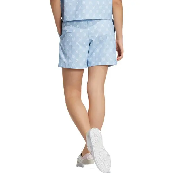 Adidas Neo Pattern Printing Lacing Casual Sports Shorts